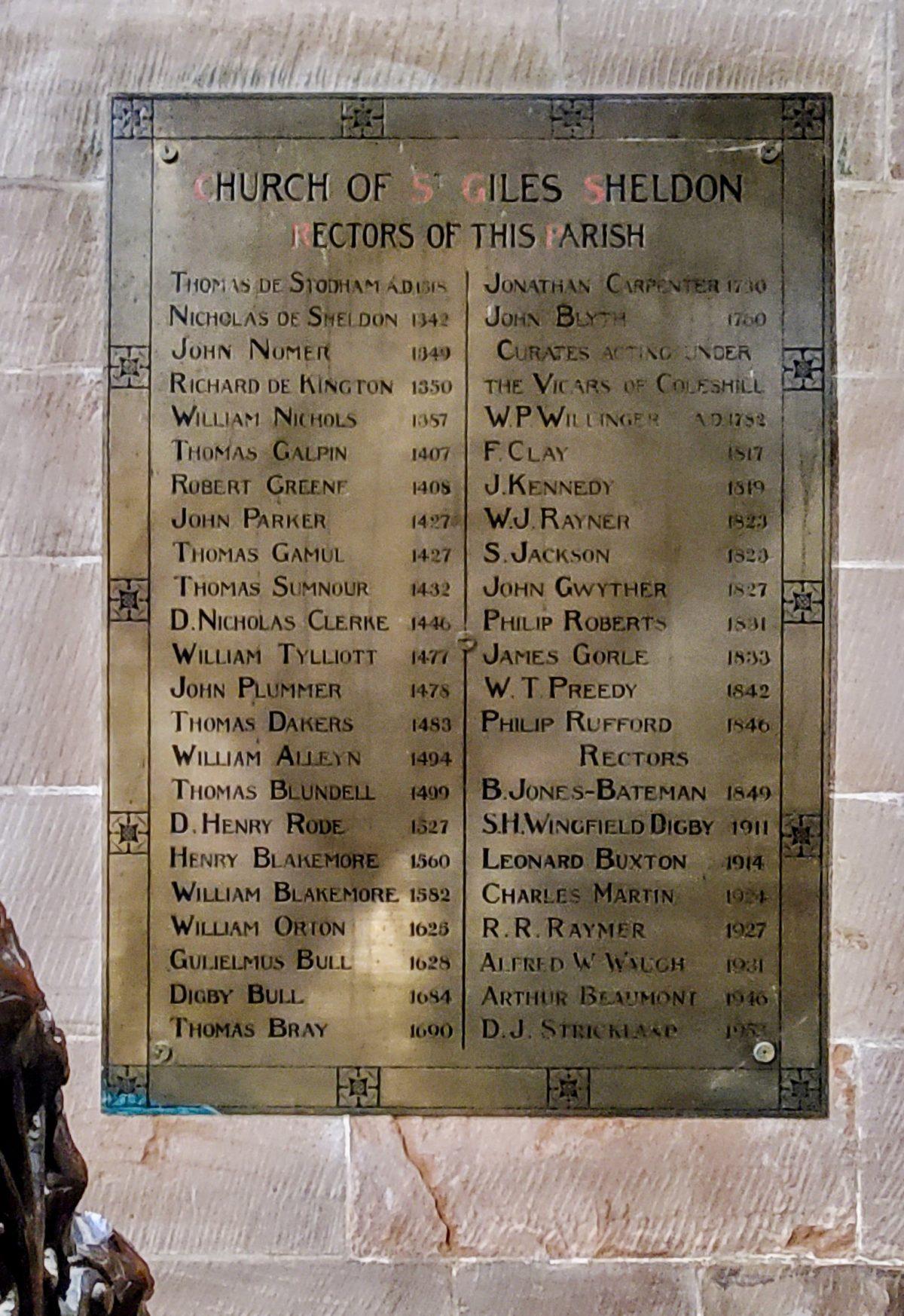The Sheldons of Sheldon, Warwickshire 1189-c. 1350 – Sheldon Genealogy