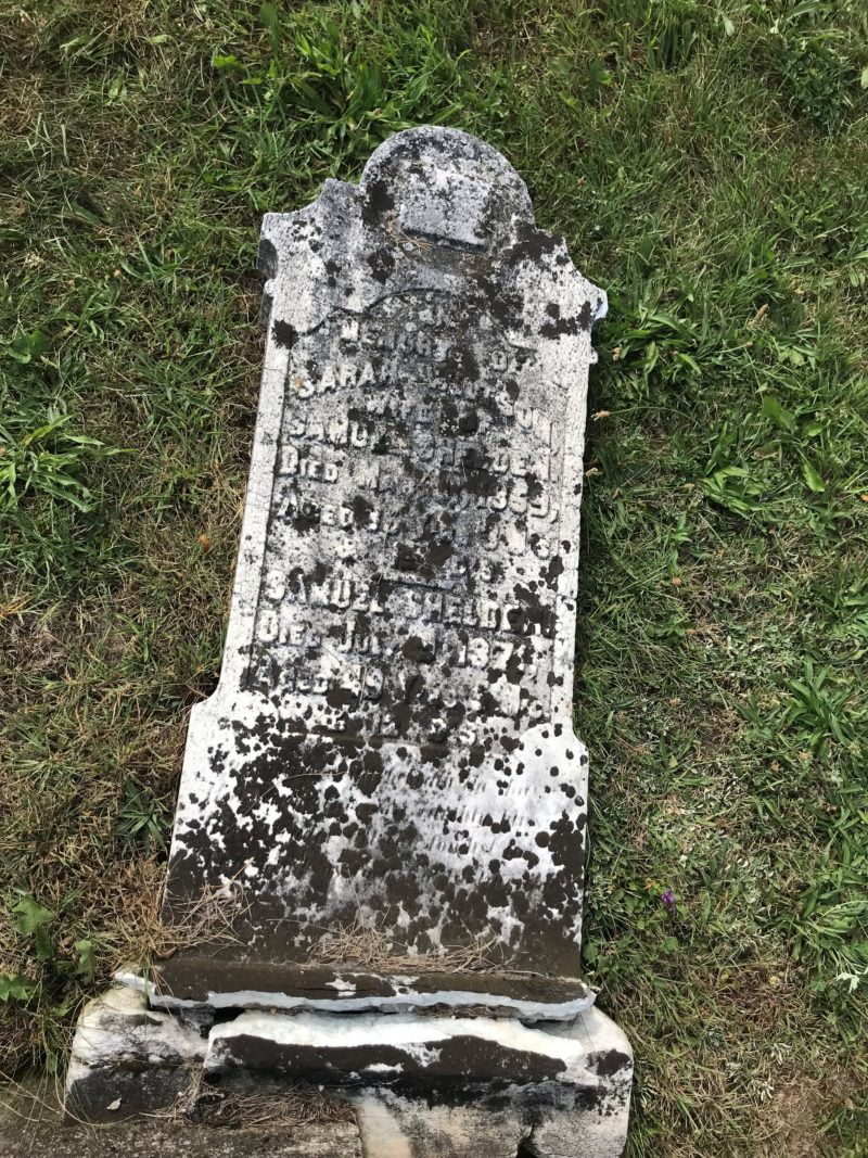 Gravestones in Sheldon’s Cemetery, Leeds, Ontario, Canada – Sheldon ...