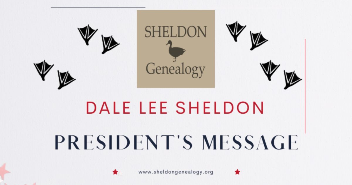 New Secretary! New Sunday Meetings! – Sheldon Genealogy